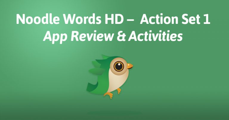 Noodle Words HD – Action Set 1 | App Review & Activities