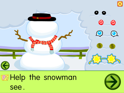 Starfall Snowman App Review - KinderTown