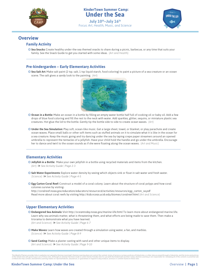 Under the Sea: Opening Ceremony