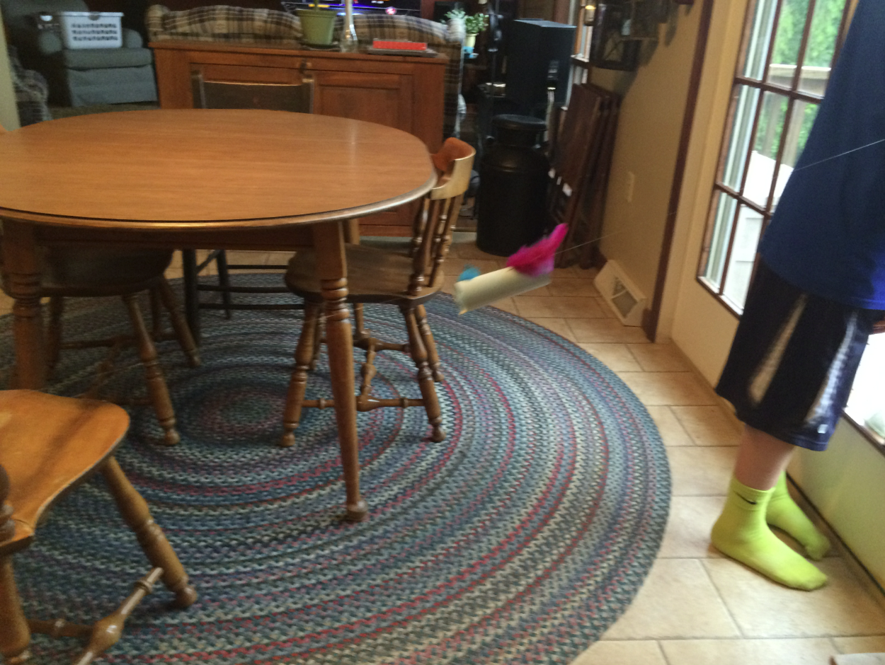 End of Summer Activity: Homemade Zip Lines